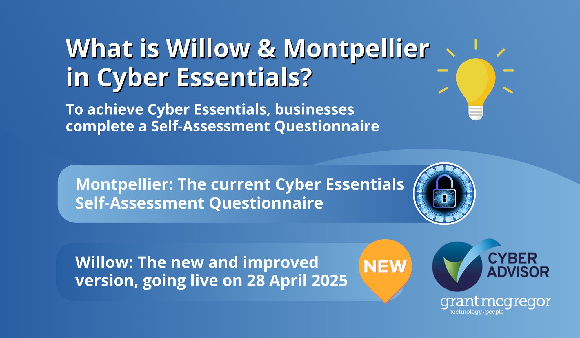 Cyber Essentials 2025 Update: Goodbye Montpellier, Hello Willow